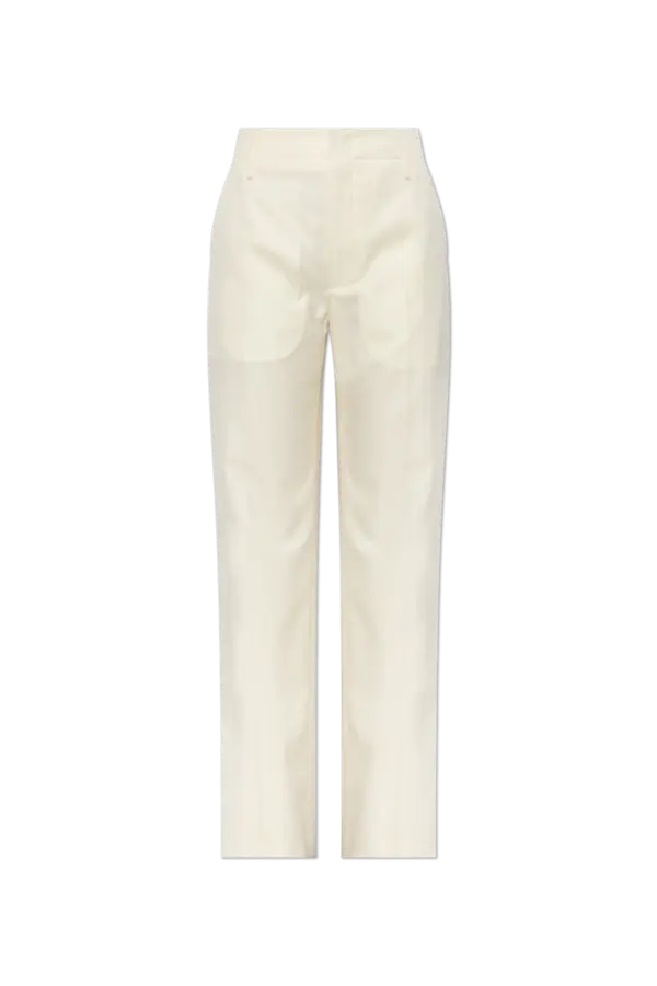 Kenzo Wool Pleated Trousers