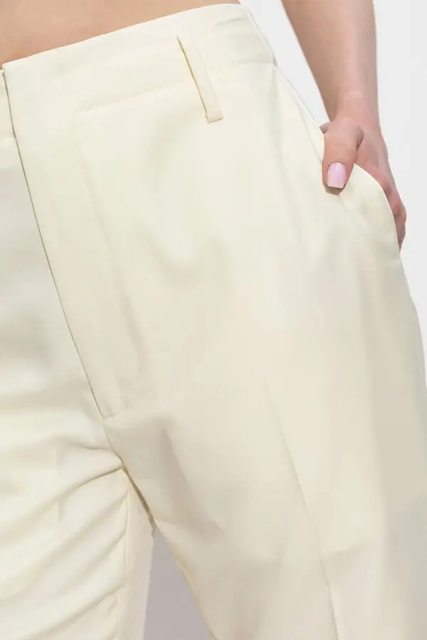 Kenzo Wool Pleated Trousers