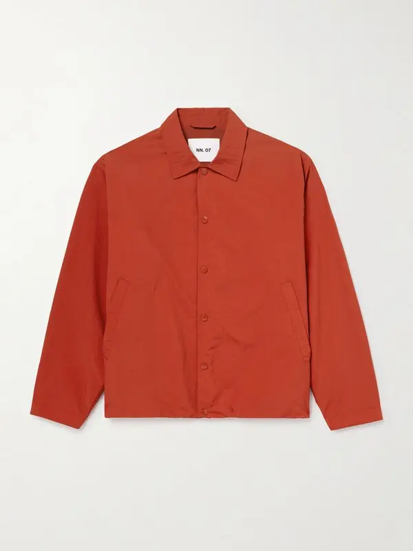 Nn07 Recycled Shell Jacket - Red