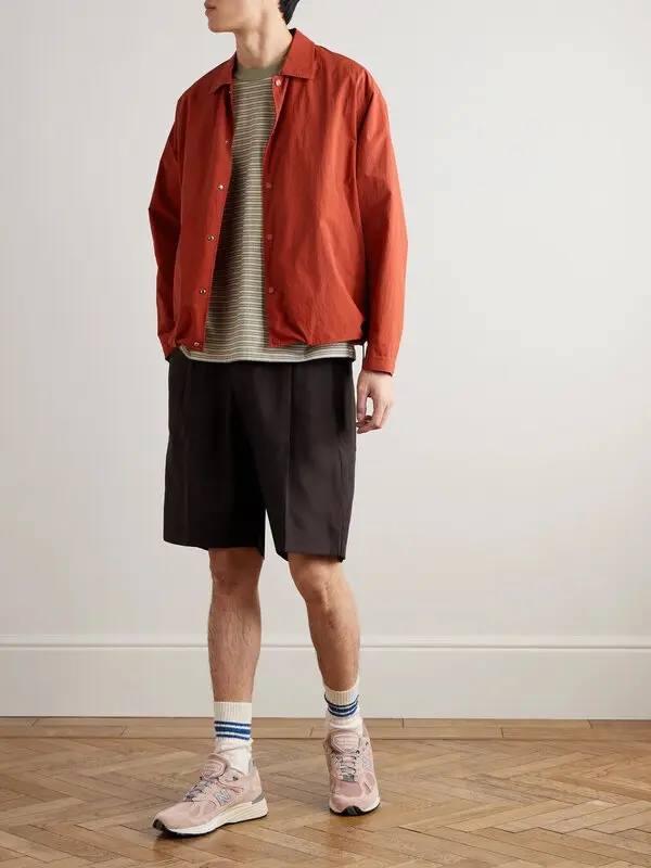 Nn07 Recycled Shell Jacket - Red