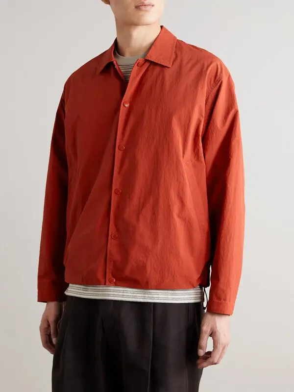 Nn07 Recycled Shell Jacket - Red