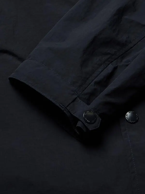 Nn07 Recycled Shell Snap-front Jacket - Blue