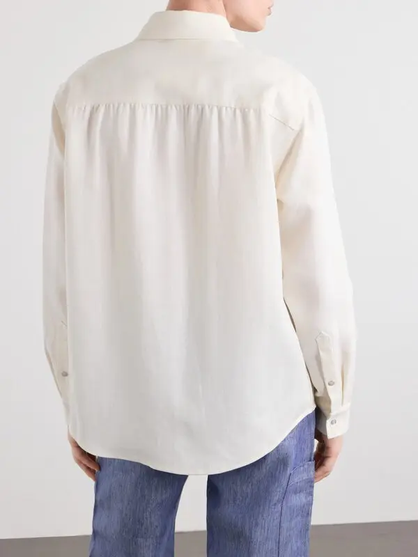 GOD'S TRUE CASHMERE Linen-twill Shirt