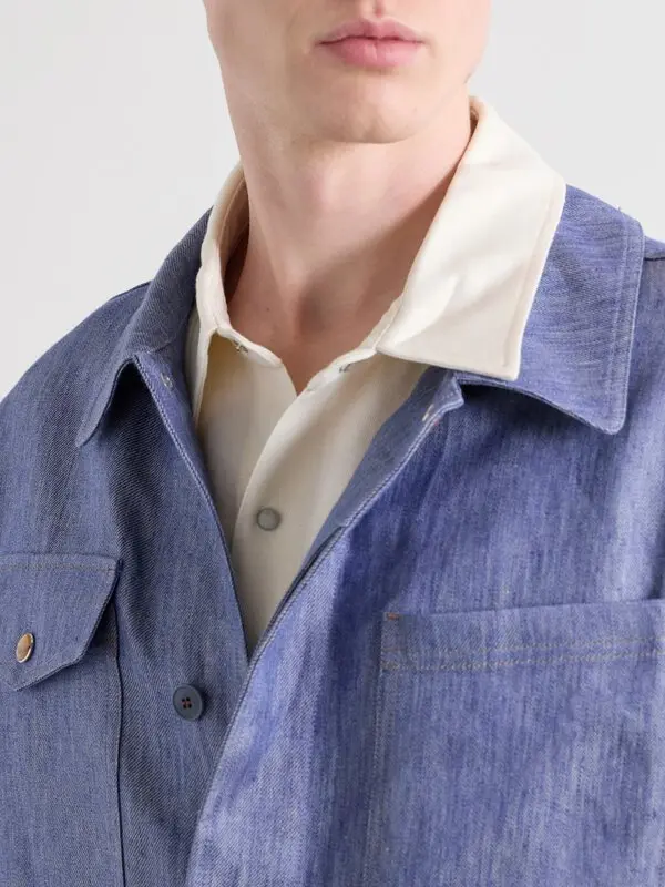 GOD'S TRUE CASHMERE Linen-twill Shirt