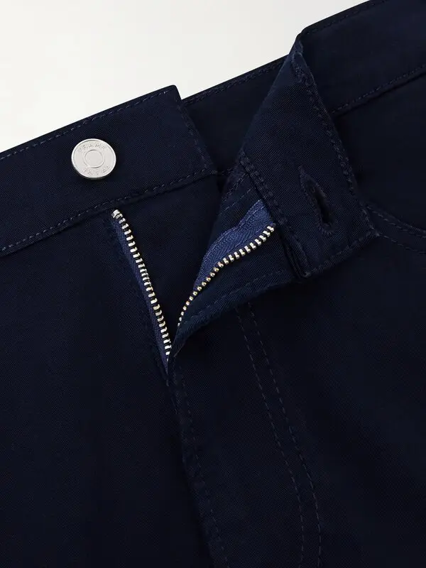 FRAME Modern Straight Leg Twill Trousers