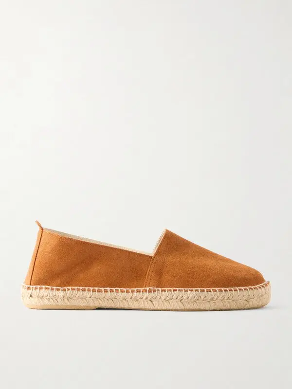Anderson & Sheppard Suede Espadrilles - Brown