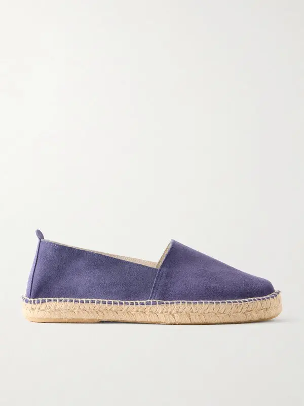 Anderson & Sheppard Suede Espadrilles - Blue