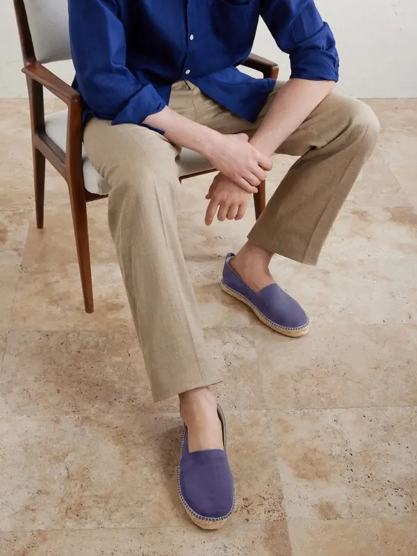Anderson & Sheppard Suede Espadrilles