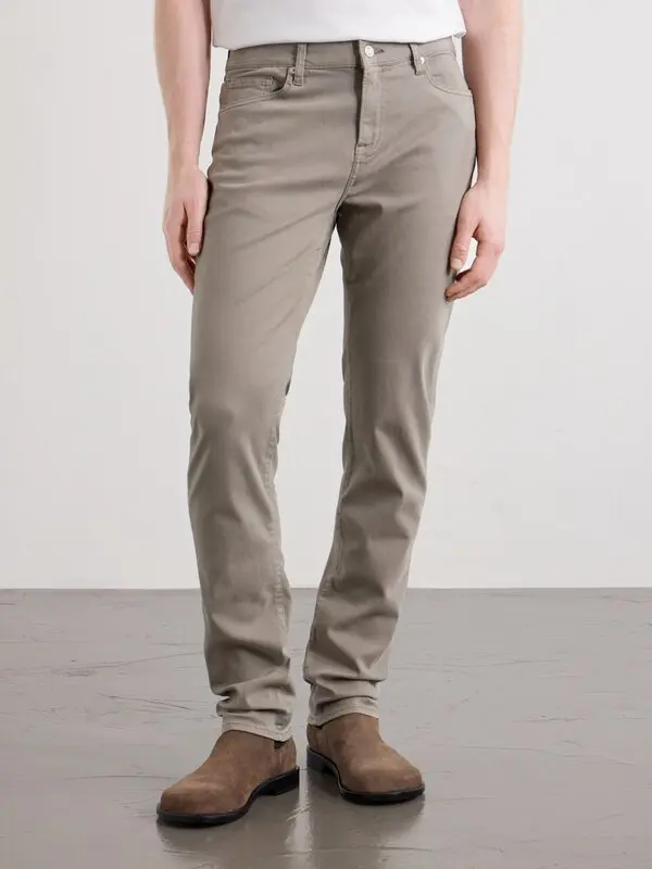 FRAME L'homme Slim-fit Stretch Lyocell-blend Trousers