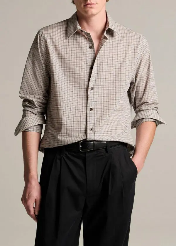 Vince Condor Plaid Cotton Button-front Shirt