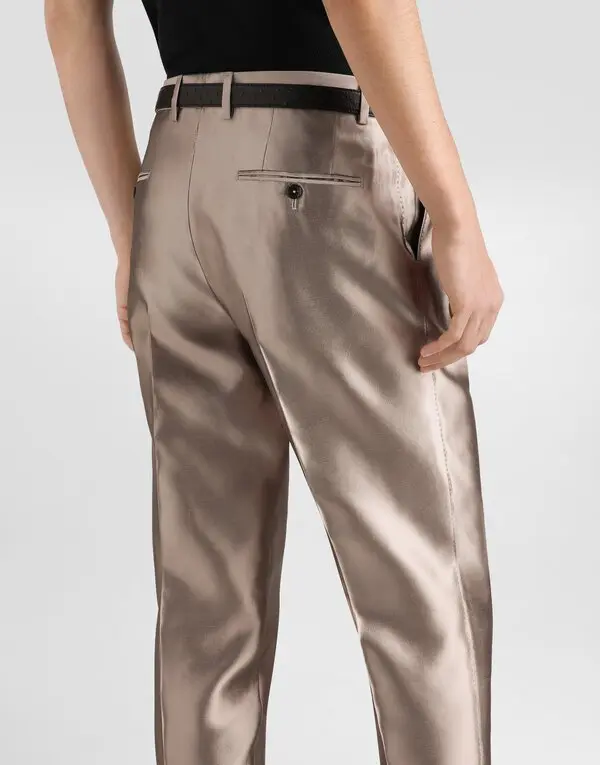 Dolce & Gabbana Silk Shantung Trousers