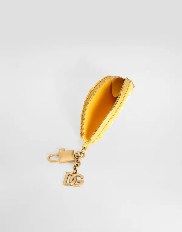Dolce & Gabbana Raffia Charm Key Ring