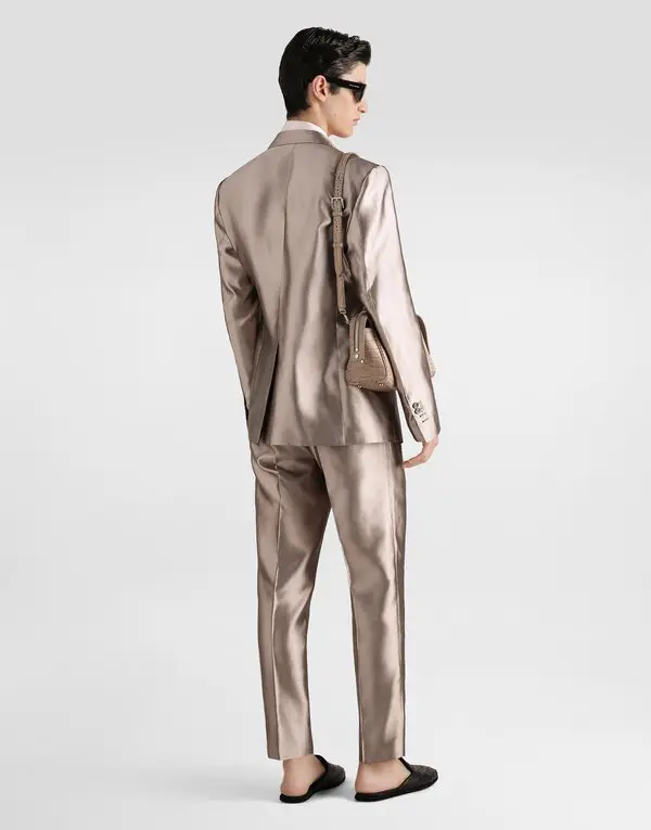 Dolce & Gabbana Sicilia Light Single-breasted Silk Shantung Jacket