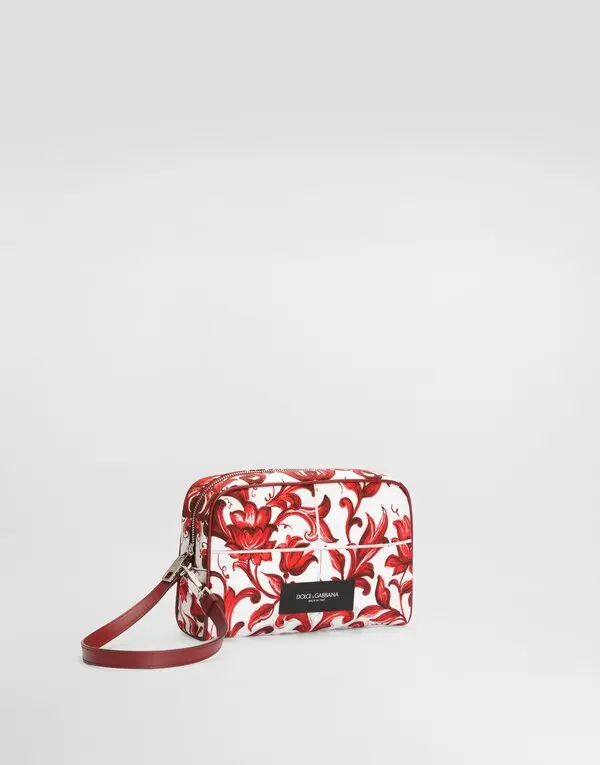 Dolce & Gabbana Majolica-print Poplin Handbag - Multicolor