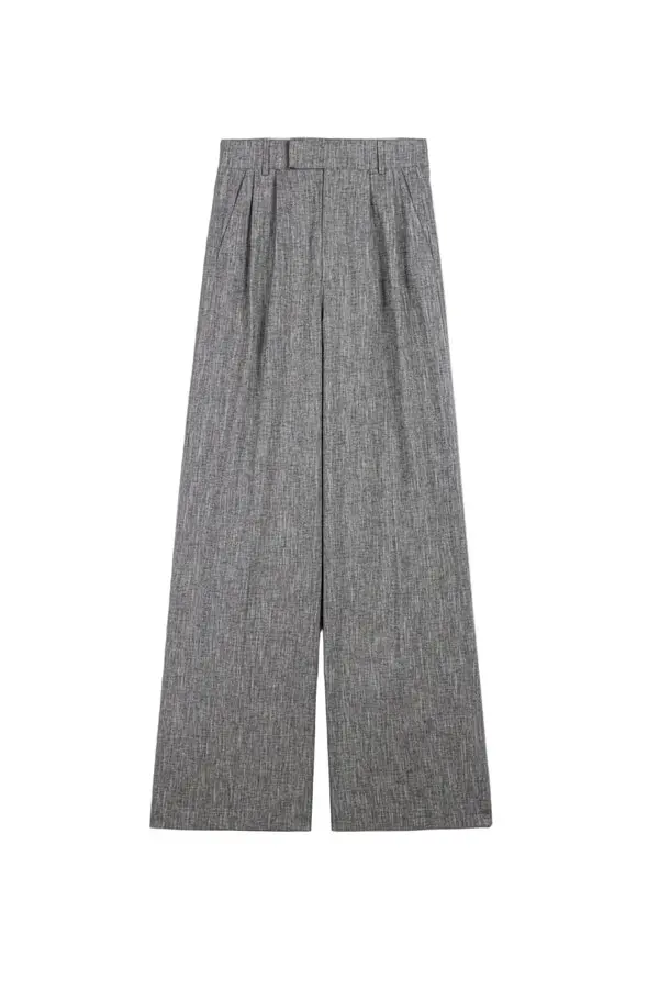 NOCTURNE Wide-leg Tailored Trousers