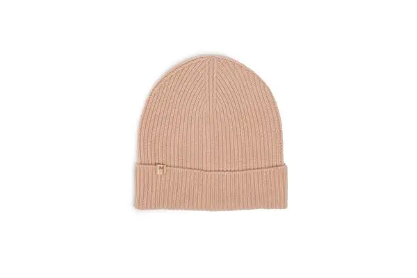 Lorna Murray Cashmere Ribbed Beanie - Pink