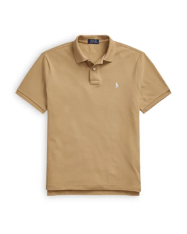 Polo Ralph Lauren Classic Fit Mesh Polo Shirt - Luxury Tan