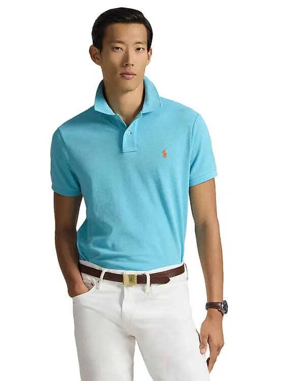 Polo Ralph Lauren Classic Fit Mesh Polo Shirt - Perfect Turquoise
