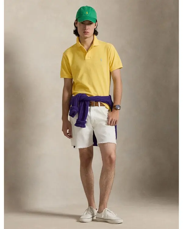 Polo Ralph Lauren Classic Fit Mesh Polo Shirt - Sunfish Yellow