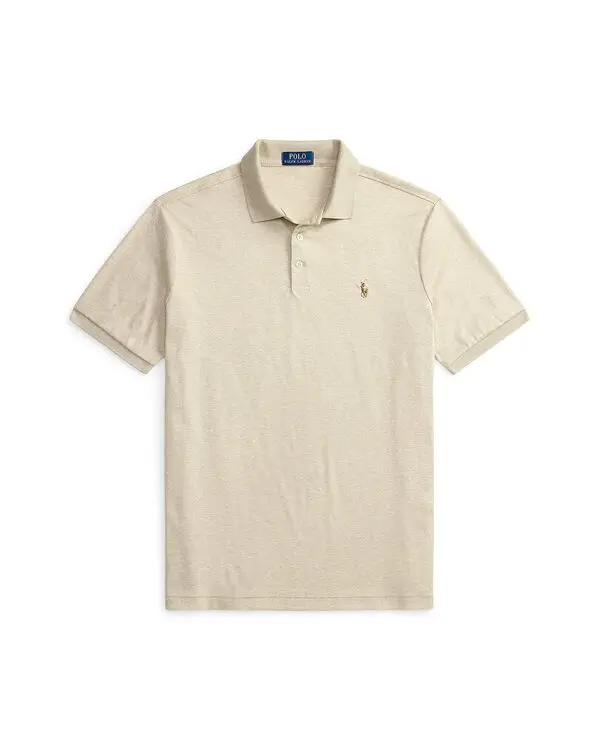 Polo Ralph Lauren Classic Fit Soft Cotton Polo Shirt - Dune Tan