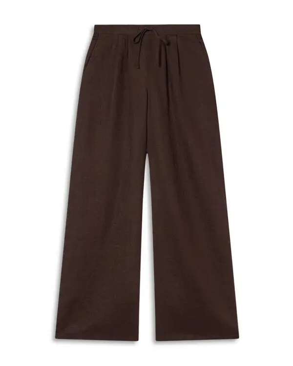 Whistles Wide Leg Linen Trousers