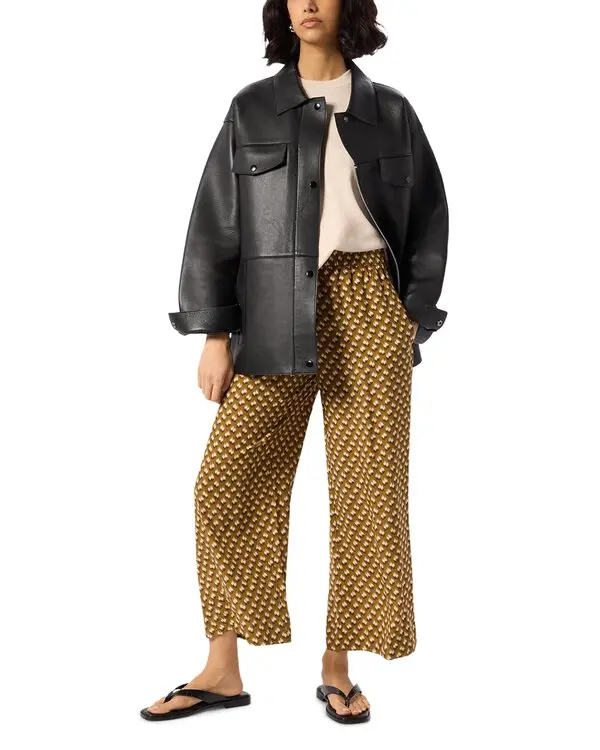 Whistles Ikat Spot Crop Trousers