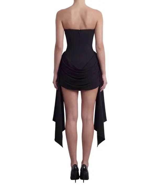 HEIRESS BEVERLY HILLS Corset Drape Mini Dress