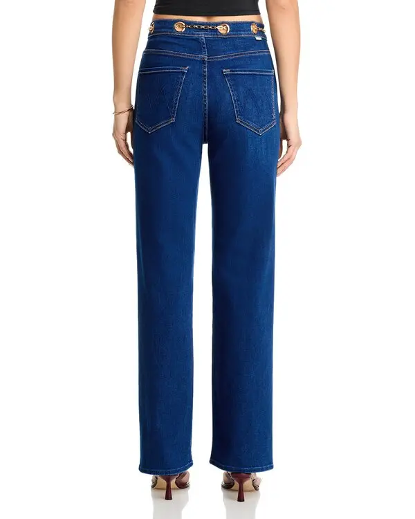 MOTHER Otc Hw Tunnel Vision Sneak High Rise Jeans
