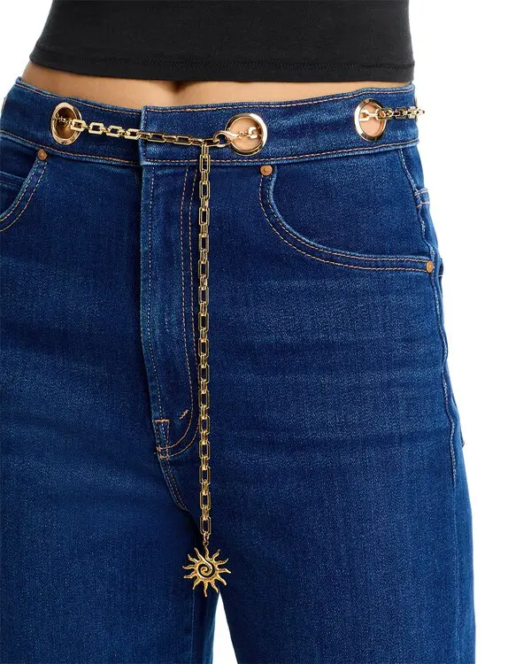 MOTHER Otc Hw Tunnel Vision Sneak High Rise Jeans