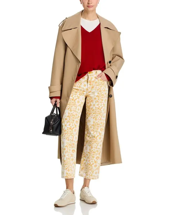 MOTHER The Mid Rise Rambler Zip Ankle Jeans