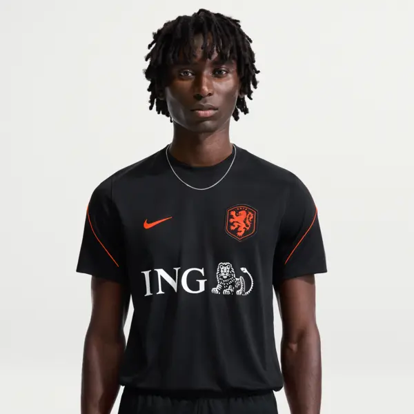 Nike Netherlands Dri-fit Short-sleeve Top - Black