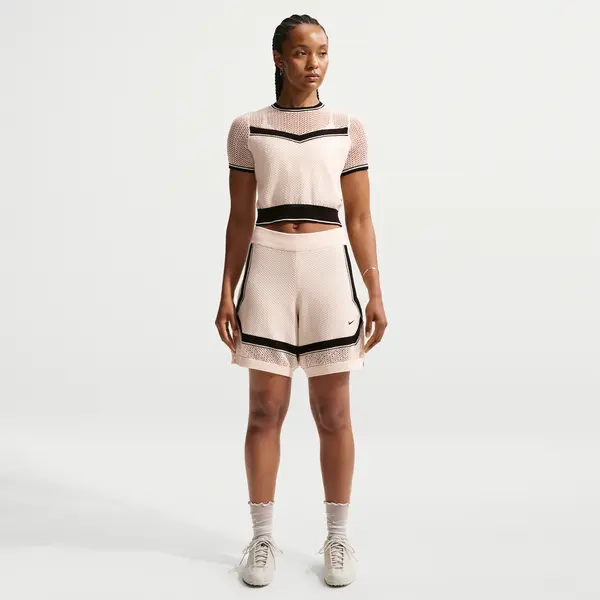 Nike Chill Knit Mid-rise Shorts - White