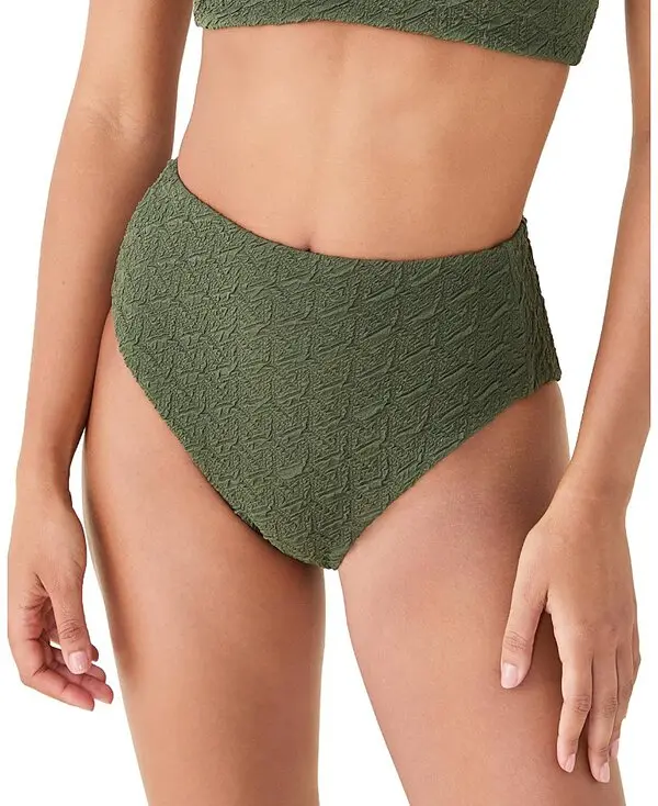 ANDIE High Waisted Bikini Bottom - Thyme