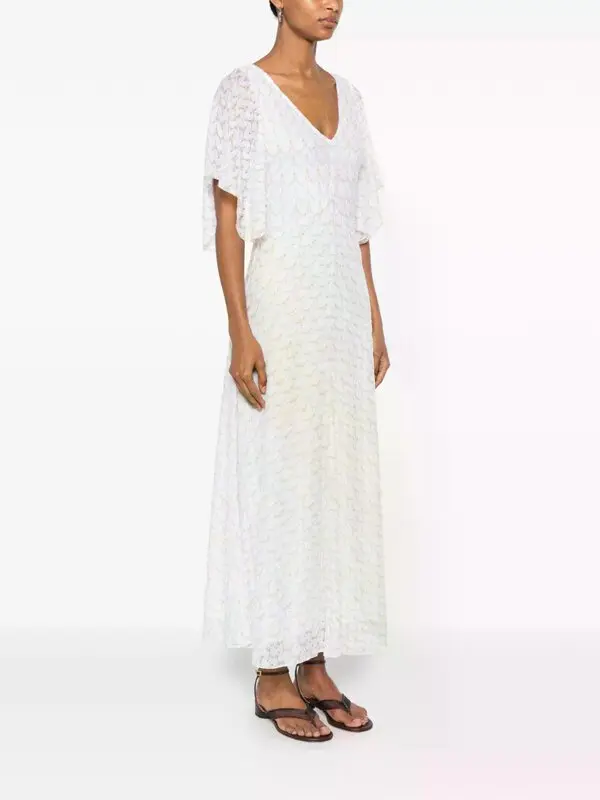 Missoni Flutter-sleeve Midi Dress