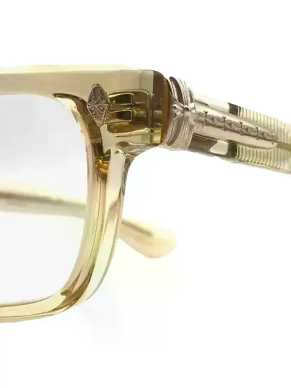 Chrome Hearts Rectangle Frame Eyeglasses