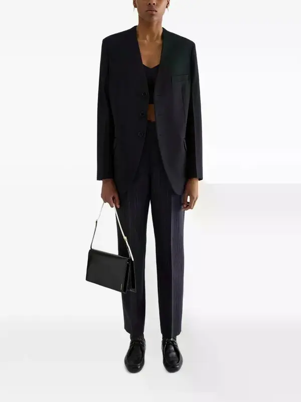 JIL SANDER Single-breasted Blazer - Blue