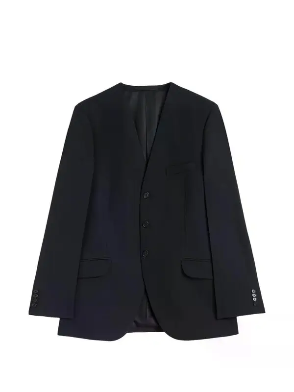 JIL SANDER Single-breasted Blazer - Blue