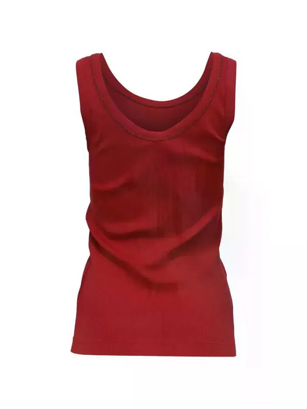 Brunello Cucinelli Ribbed Tank Top