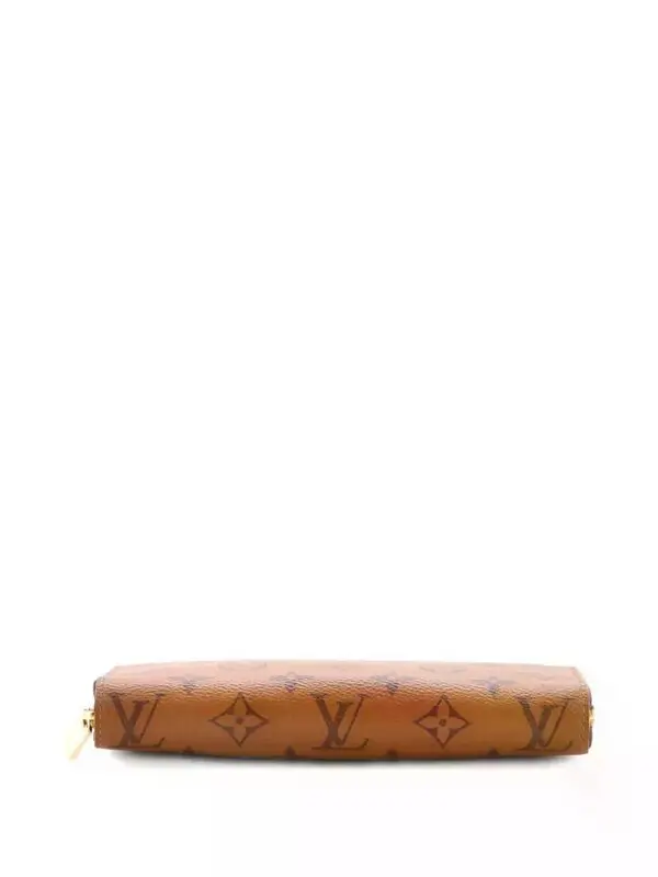 LOUIS VUITTON Zippy Wallet Reverse Monogram Canvas Small Wallets