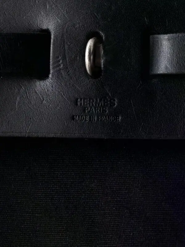 Hermès Herbag A Dos Toile And Leather Gm Backpack