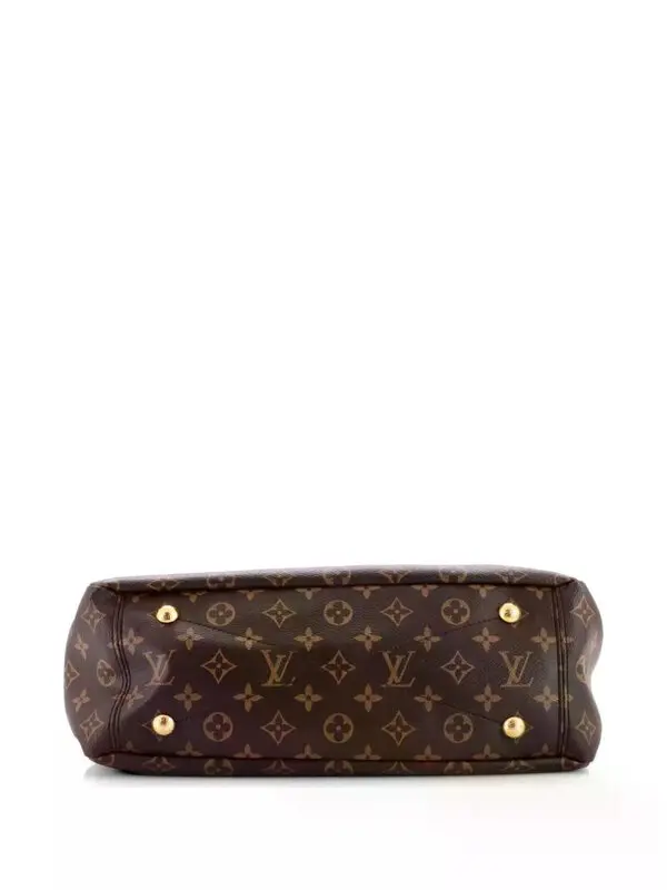 LOUIS VUITTON Pallas Tote Monogram Canvas With Leather Shoulder Bag