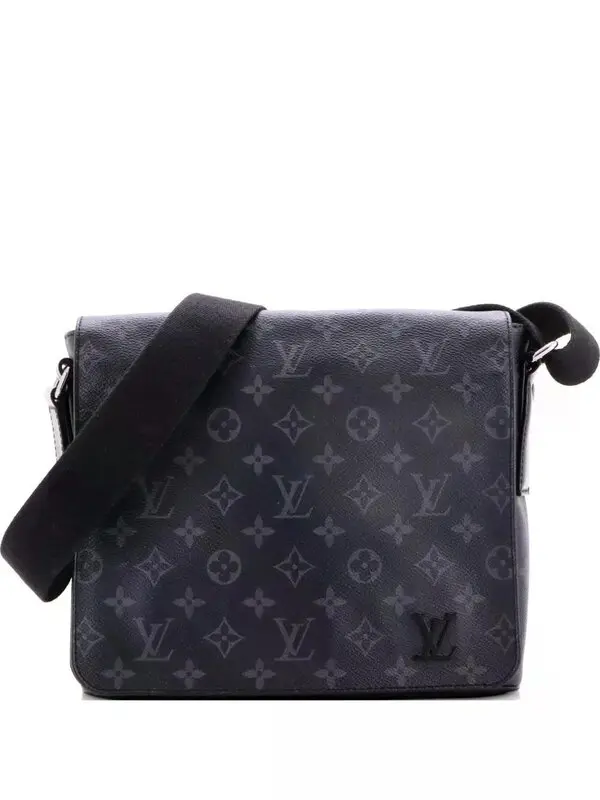 LOUIS VUITTON Monogram Eclipse Canvas Messenger Bag Pm