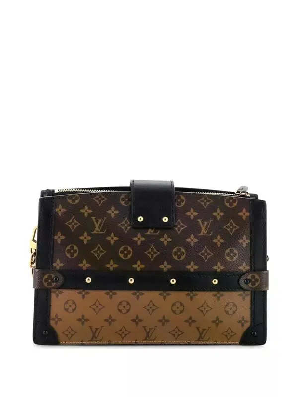LOUIS VUITTON Reverse Monogram Canvas Clutch Bag