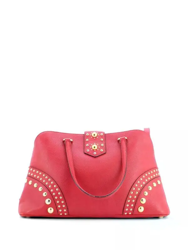 Prada Convertible Turnlock Dome Satchel