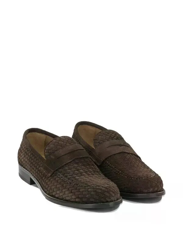 MARECHIARO 1962 Woven Leather Loafers