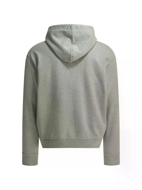 DANTON Logo Patch Zip-up Hoodie