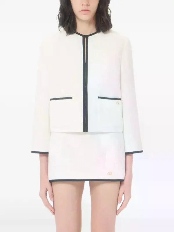 Valentino Garavani Canestrello Cotton Tweed Jacket