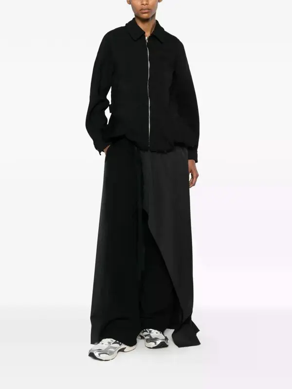 Comme Des Garçons Ruffled Peplum Jacket