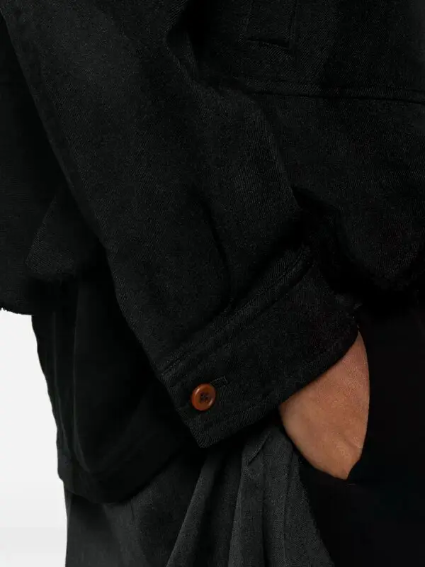 Comme Des Garçons Ruffled Peplum Jacket