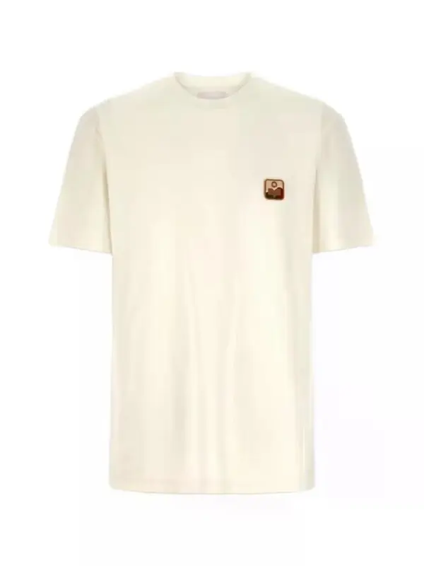 MARANT Logo-patch T-shirt - Neutrals